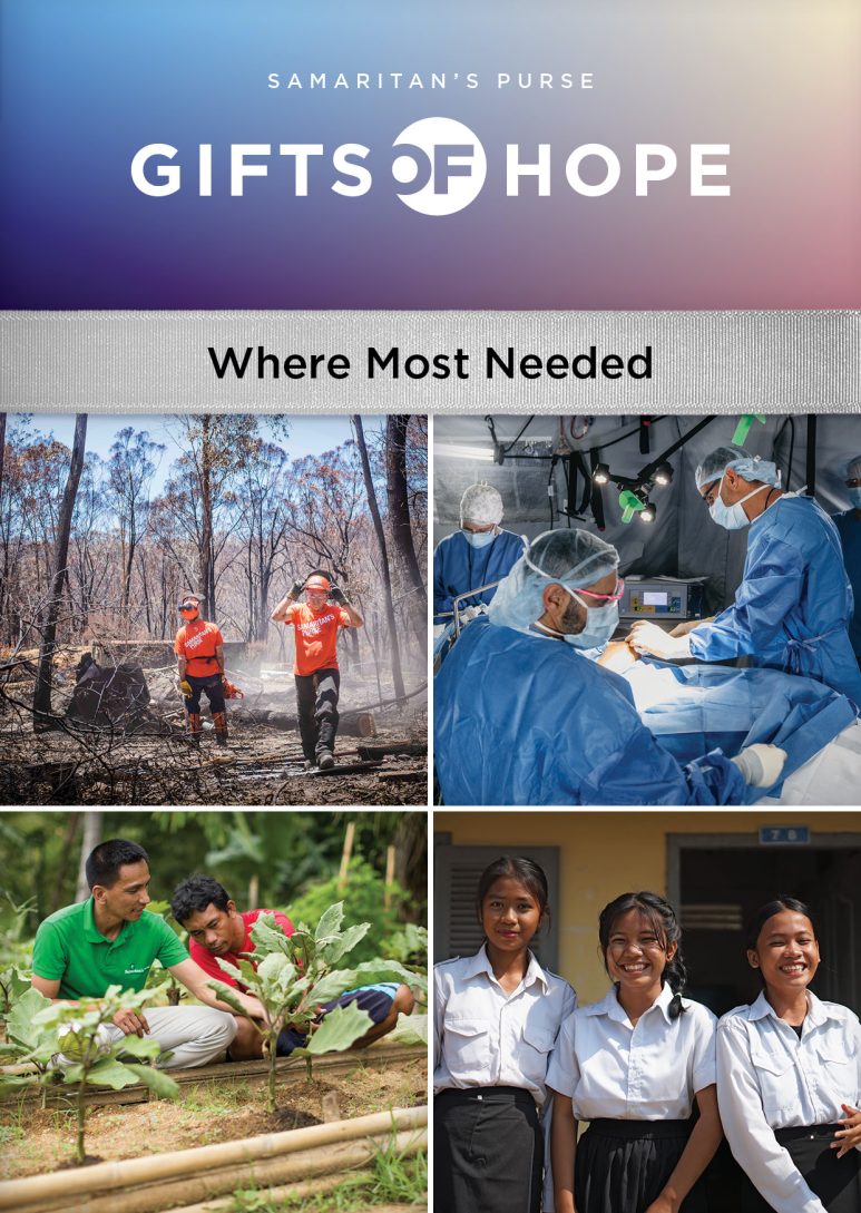 Where Most Needed Gift - Samaritan's Purse - Gift Catalogue